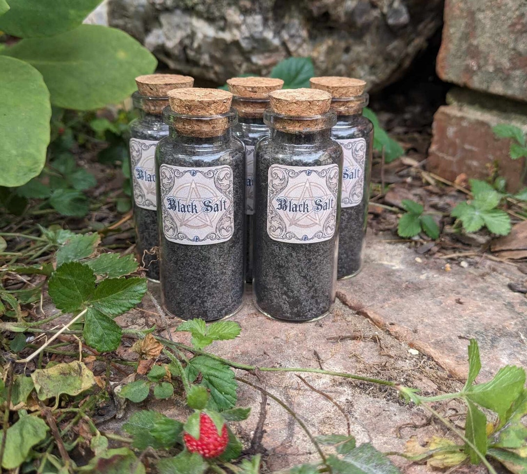 Witches Black Salt, Magic Ritual Salt, for Witchcraft, Wicca, Magick ...