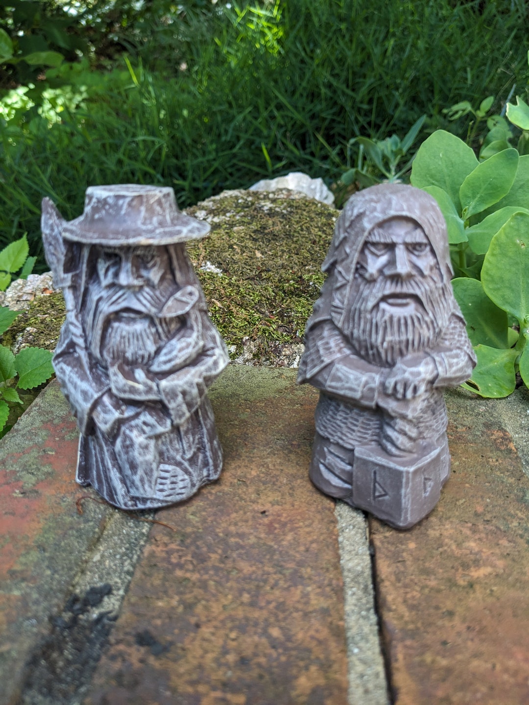 Odin and Thor Statues 4" Norse God Viking Statue, Nordic Gift - Etsy
