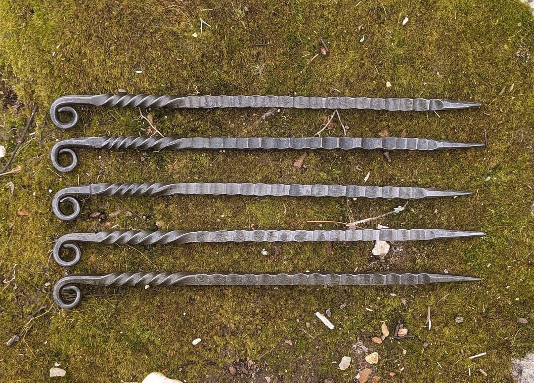 5 Hand Forged Wands Unique Heirloom Wands - Etsy