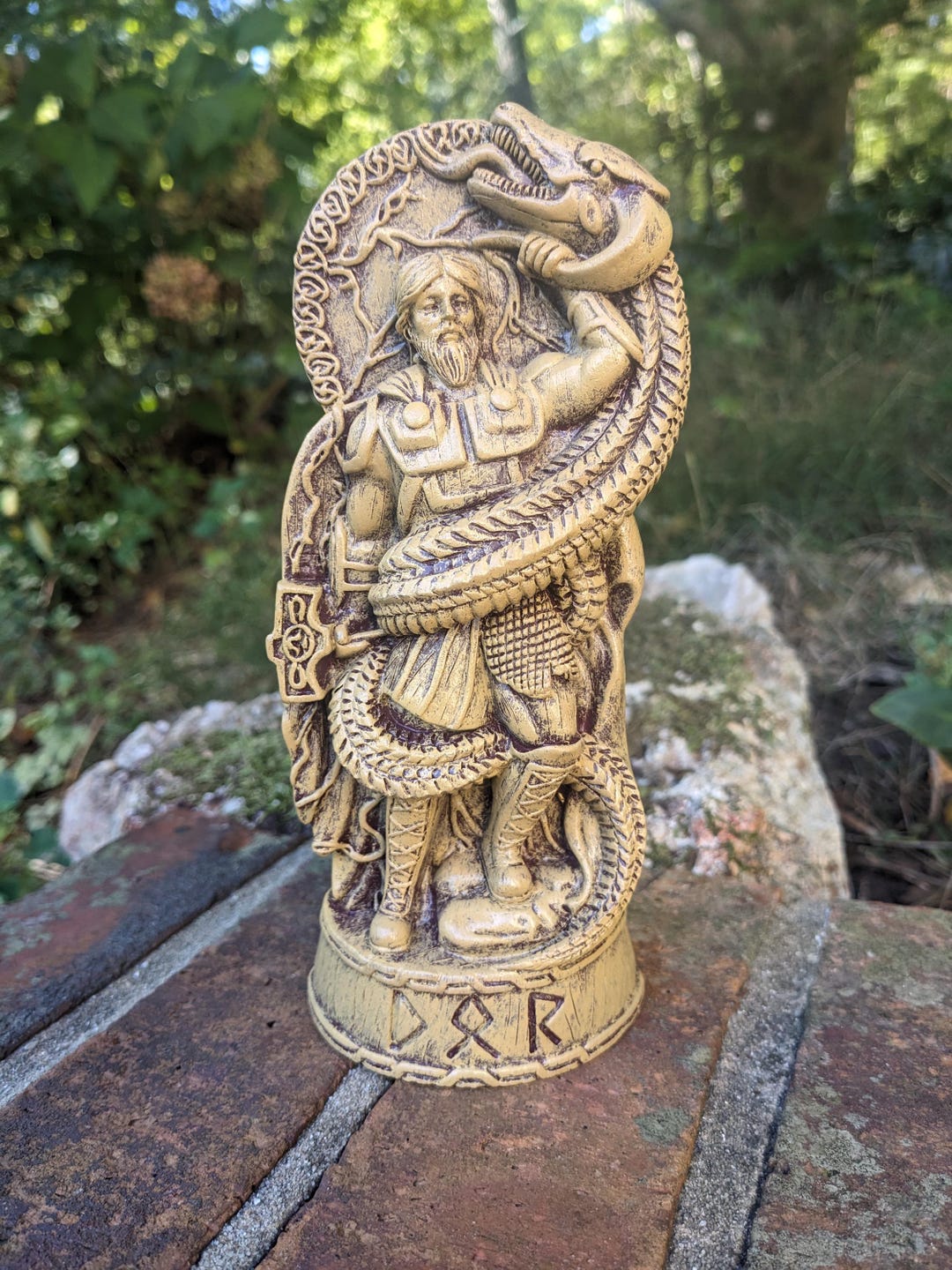 Thor Statue 9" Viking Norse God - Etsy
