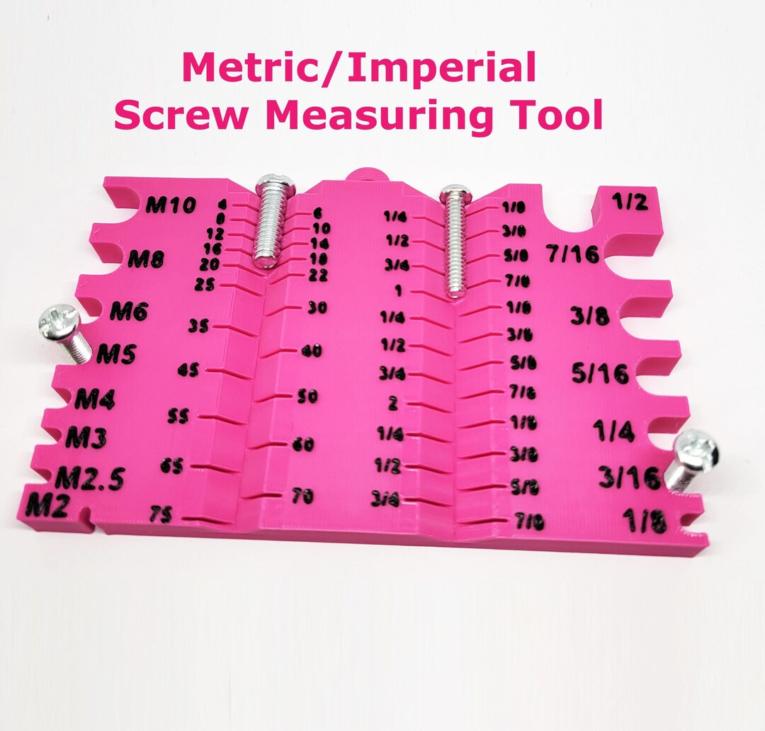 Metric/imperial Screw Gauges for Quick Iding, Measuring, and Sorting of ...