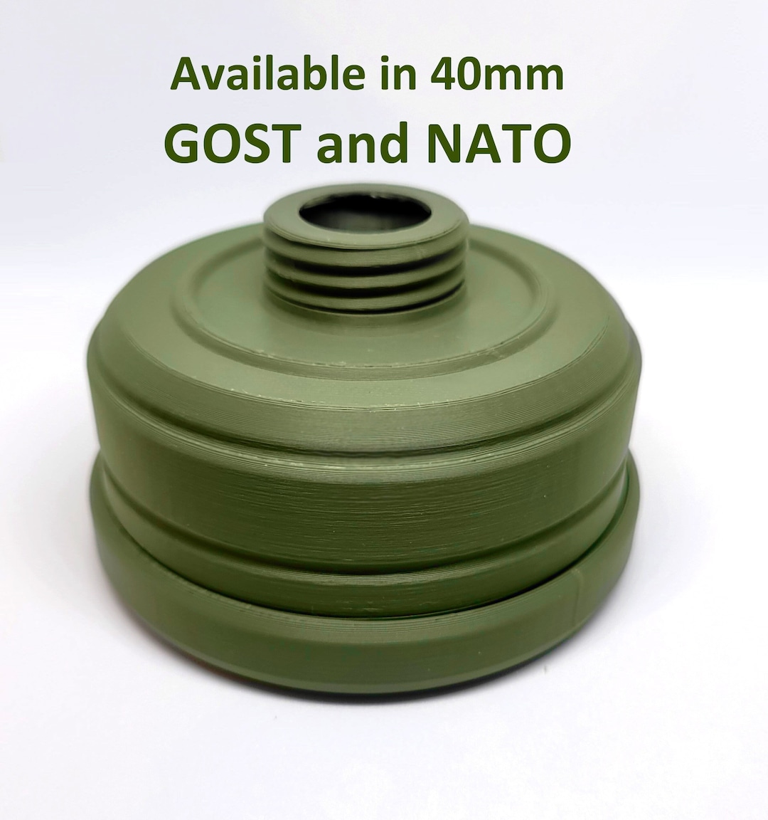 Prop GOST/NATO 40MM Gas Mask Filter for GP5, GP7, and Other Gas Masks ...
