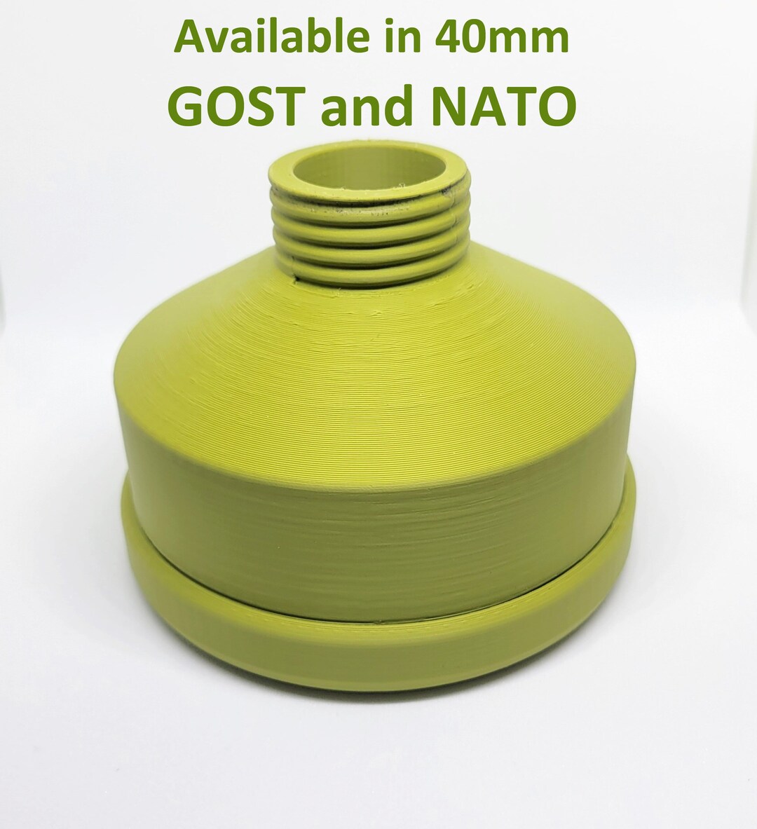 Prop GOST/NATO 40MM Gas Mask Filter for GP5, GP7, and Other Gas Masks ...