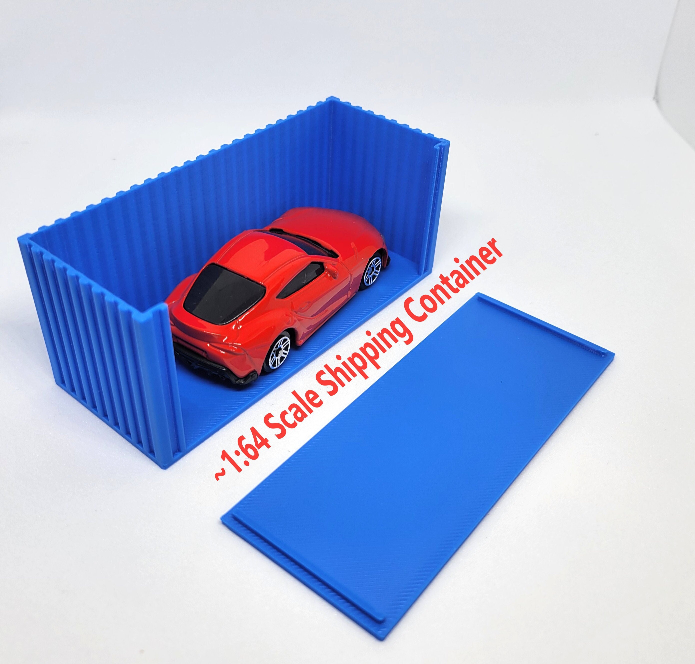 1:64 Scale Shipping Container for 1-64 Scale Model, Common Toy Cars ...
