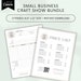 Small Business Craft Show Bundle, Canva Template, Invoice, Order Form ...