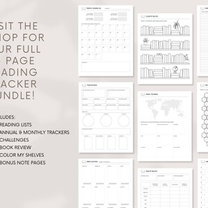 Color My Shelves, Printable Bookshelf Reading Tracker, Book Templates ...