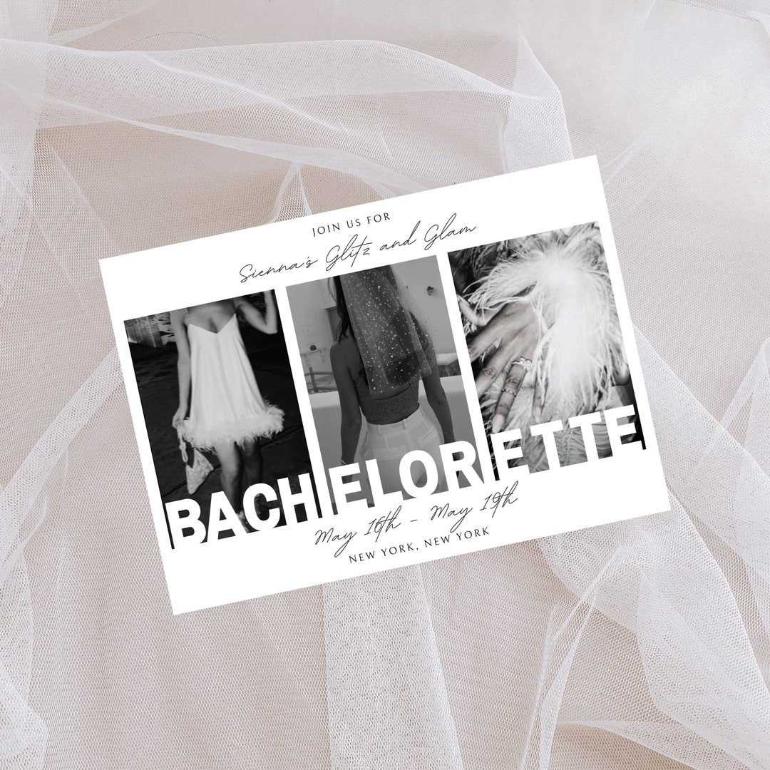 Glitz and Glam Bachelorette Bash Itinerary, Sophisticated Girls Weekend ...