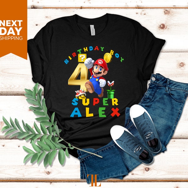 Super Mario Birth Shirt - Etsy