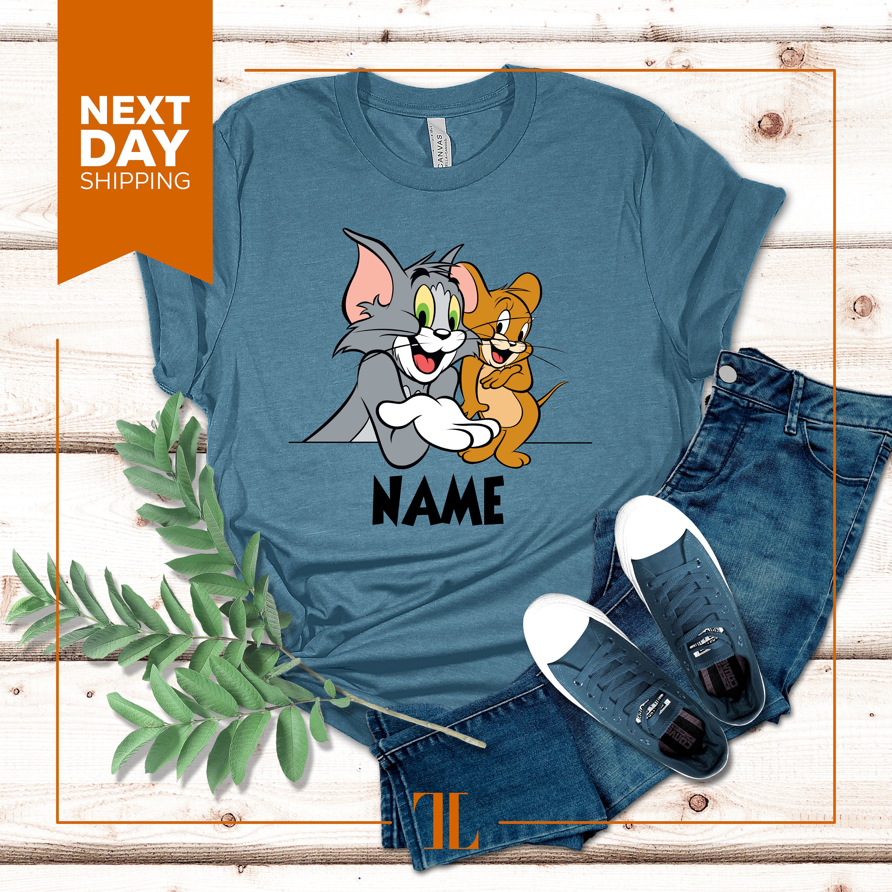 Tom and Jerry T-shirt I Personalized Tom and Jerry T-shirt I Funny Tom ...