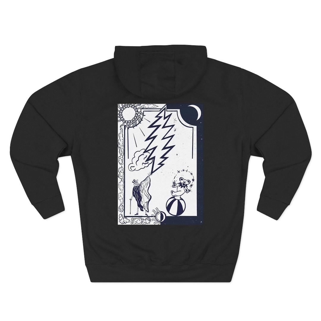 Tarot of the Dead Hoodie | Grateful Dead Inspired Skeleton Tarot Card ...