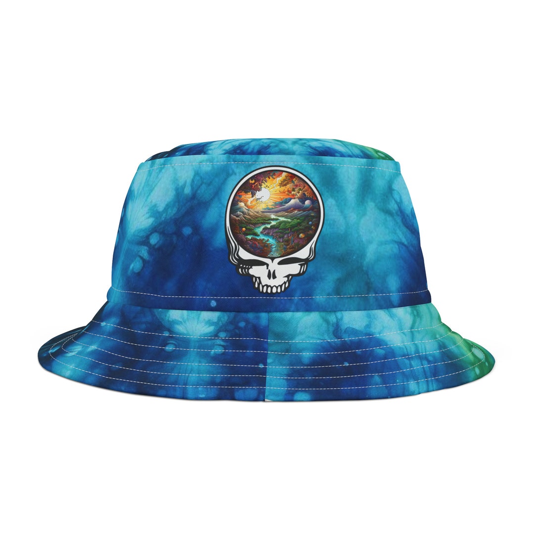 Grateful Dead Tie Dye Bucket Hat | Grateful Dead | Festival Wear | Bob ...