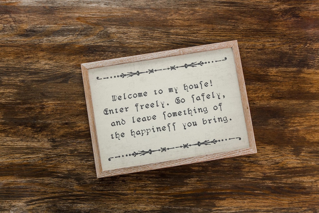 Spooky Dracula Welcome Sign, Halloween Home Decor (digital Download) - Etsy