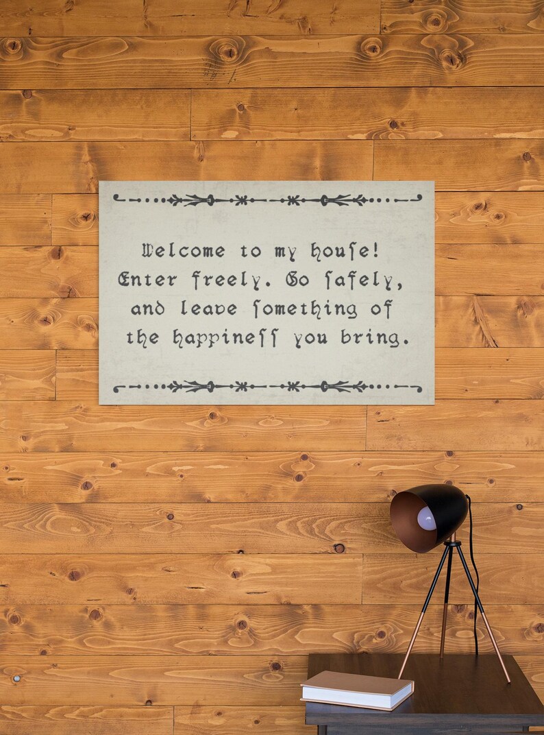 Spooky Dracula Welcome Sign, Halloween Home Decor (digital Download) - Etsy
