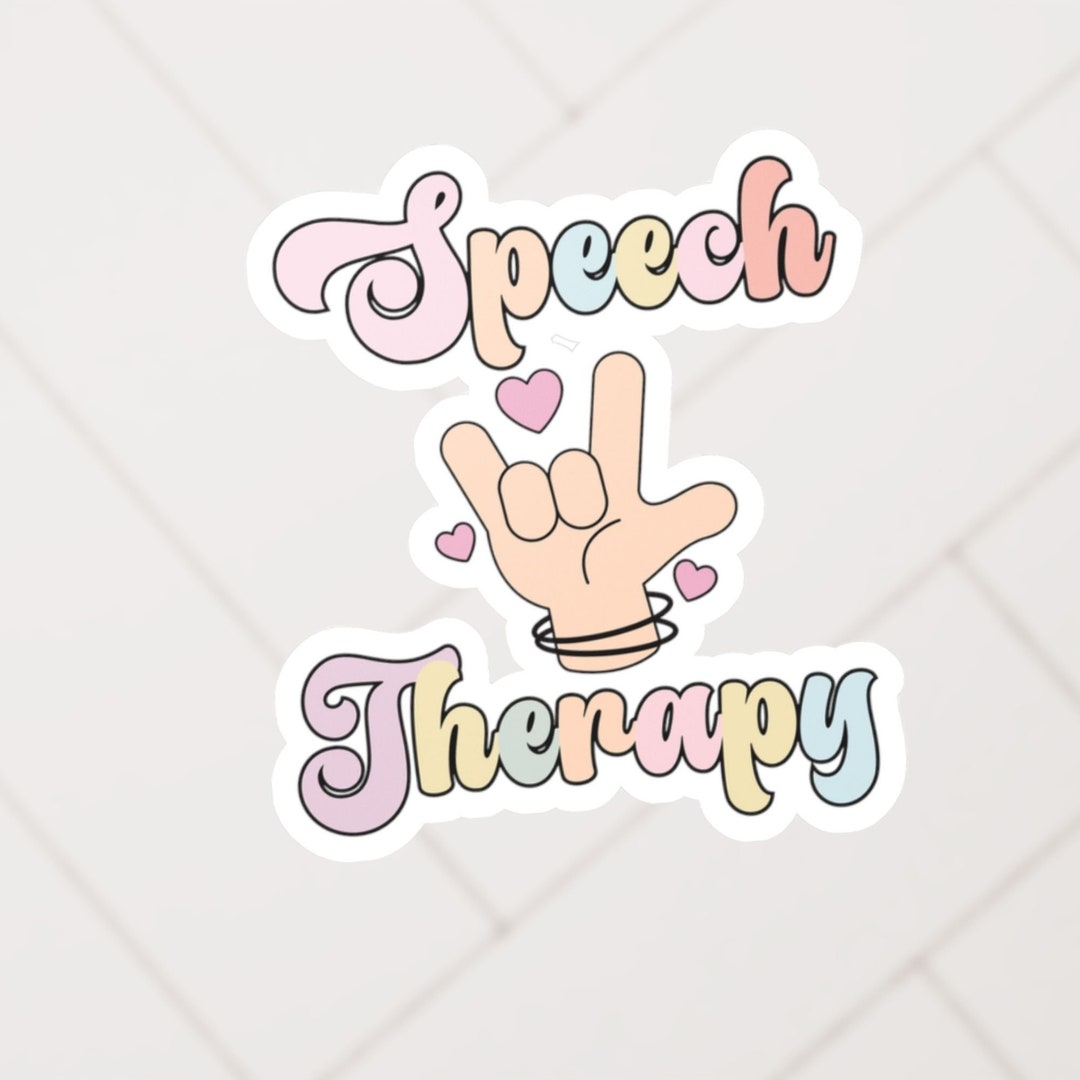 Speech Therapy Sticker for Speech Language Pathologist SLP Sticker I ...