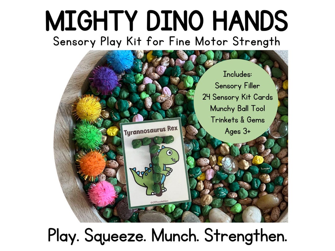 Occupational Therapy Fine Motor Activities Preschool Dinosaur Sensory ...