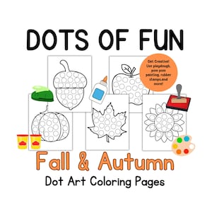 Toddler Printable Activities Fall Dot Marker Pages Preschool Activity ...