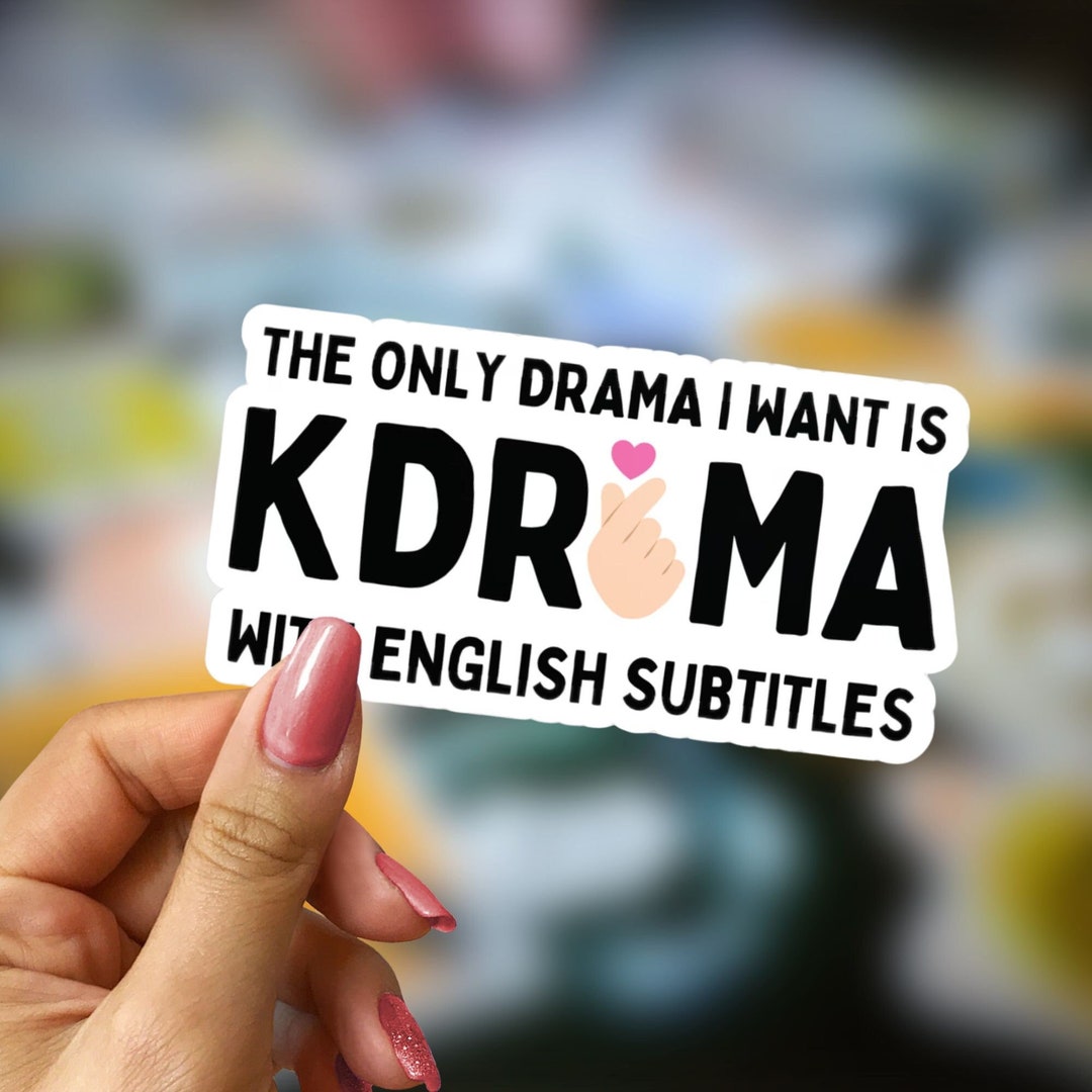 Kdrama Sticker for Gift K Drama Fan Korean Drama Sticker Gift Funny ...