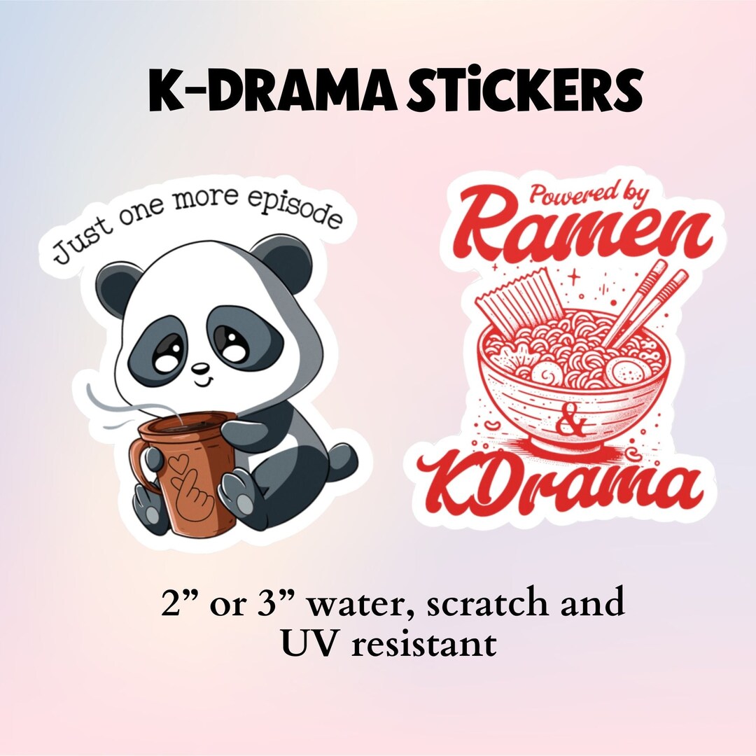 Funny Kdrama Sticker for Korean Drama Fan K-drama Sticker Gift Funny ...