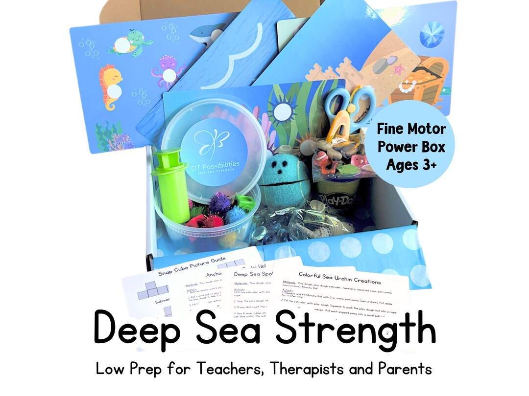Fine Motor Activities for Preschool Ocean Theme Fine Motor Kits for ...