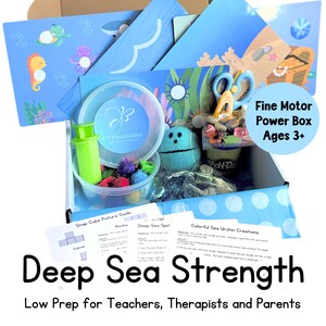 Fine Motor Activities for Preschool Ocean Theme Fine Motor Kits for ...