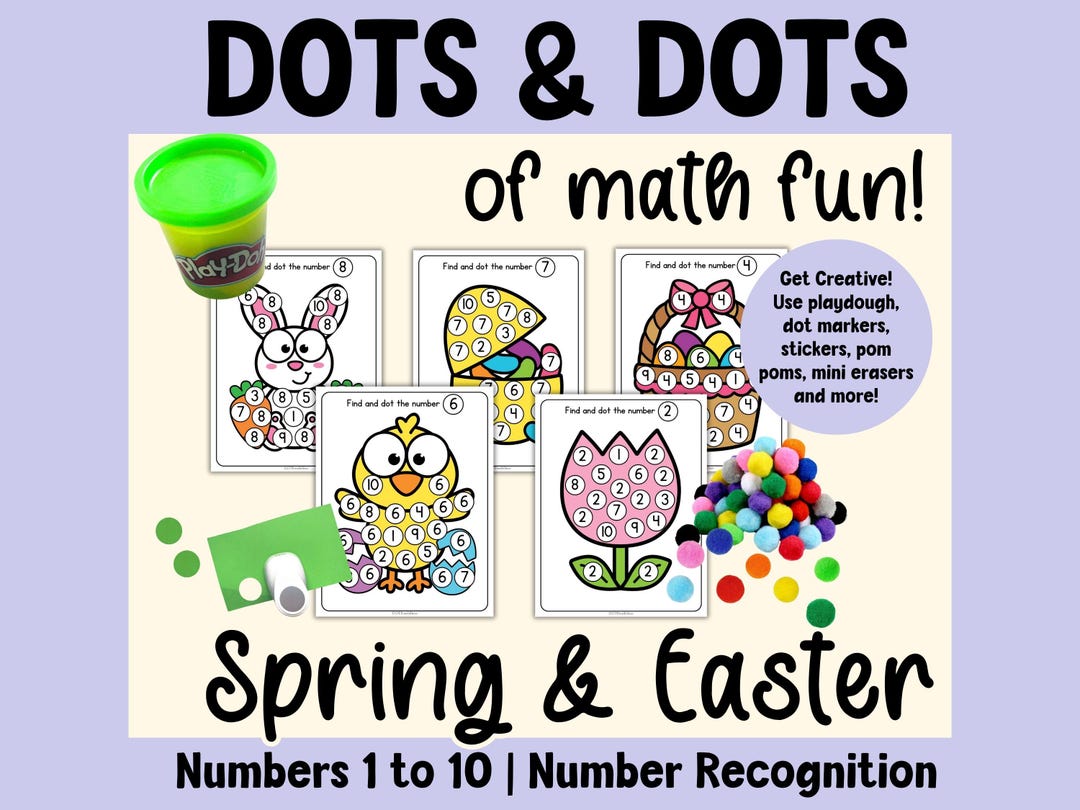 Number Recognition Worksheets Do A Dot Marker Activity Printable for ...