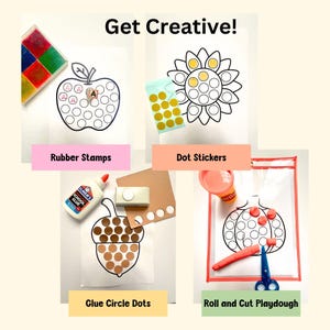 Toddler Printable Activities Fall Dot Marker Pages Preschool Activity ...