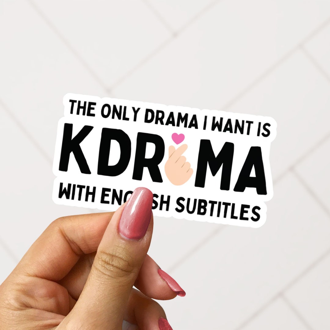 Kdrama Sticker for Gift K Drama Fan Korean Drama Sticker Gift Funny ...