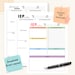 IEP Meeting Notes Digital Download IEP Teacher Template Special ...