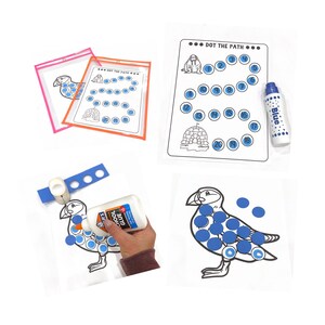 Winter Animals Toddler Printable Activities Dot Marker Winter Play ...