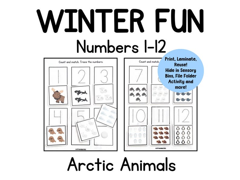 Winter Preschool Activities Winter Preschool Math Activity Prek ...