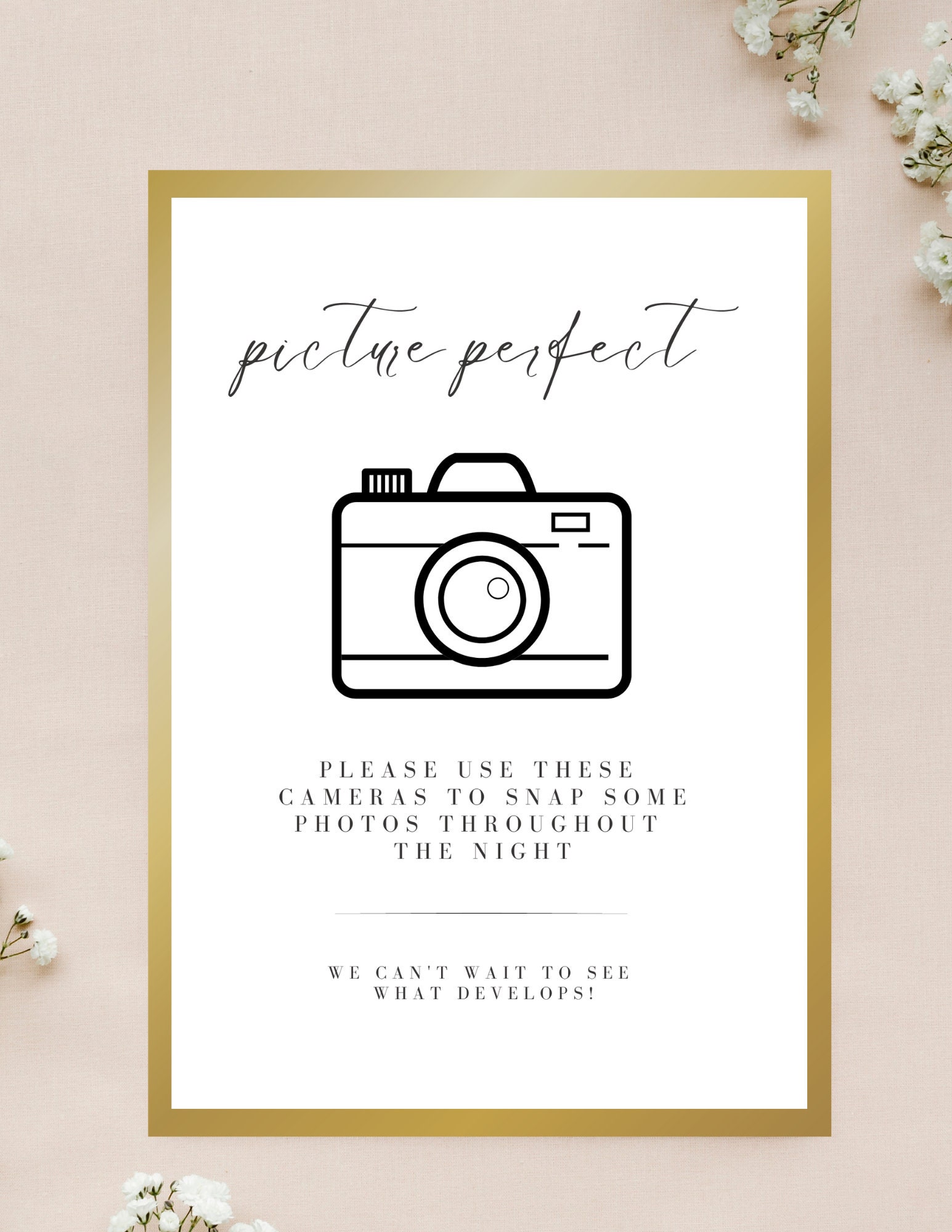 Camera Wedding Sign - Etsy