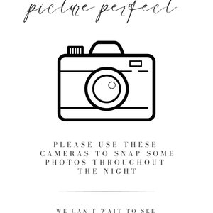 Camera Wedding Sign - Etsy