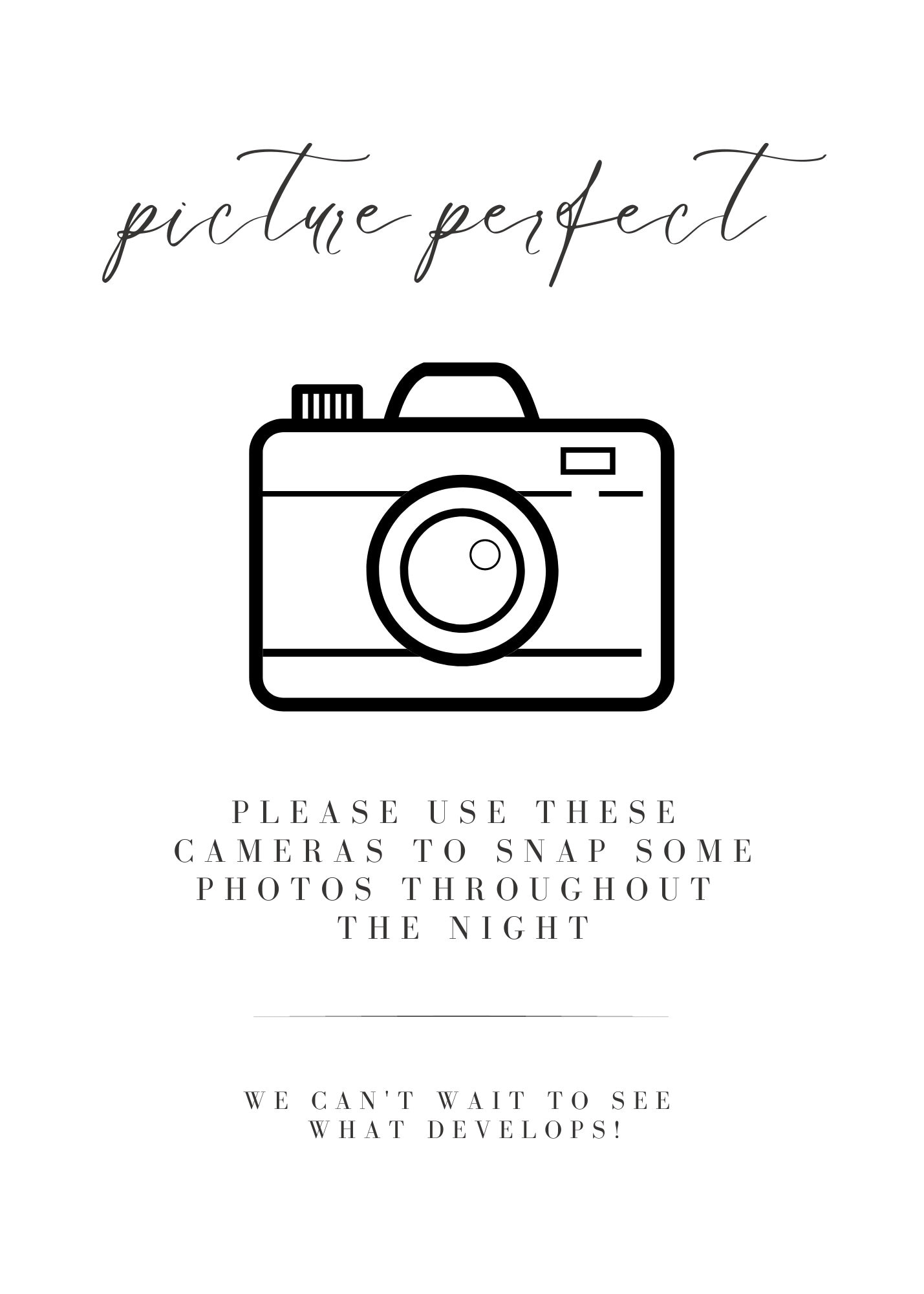 Camera Wedding Sign - Etsy