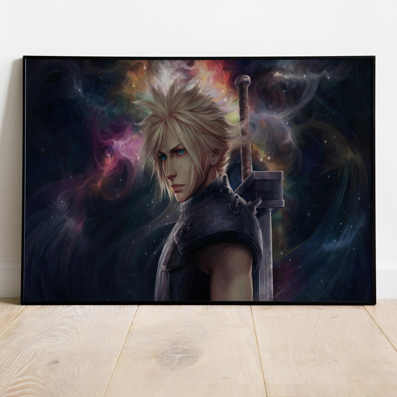 Final Fantasy Poster, Game Print, Wall Art, Gift for Gamers #3 - Etsy