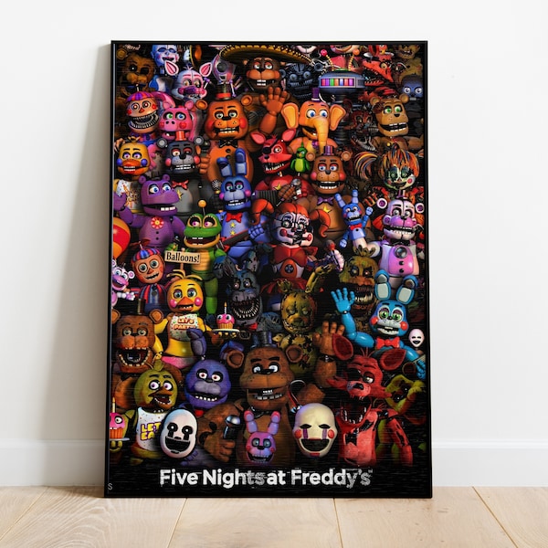 Five Nights at Freddys 1 Poster - Etsy