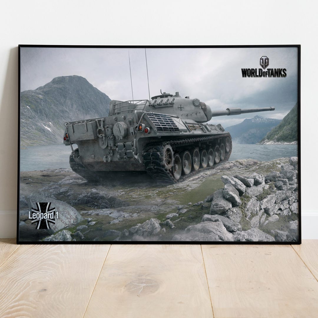 World of Tanks Poster, Game Print, Wall Art, Gift for Gamers #2 - Etsy