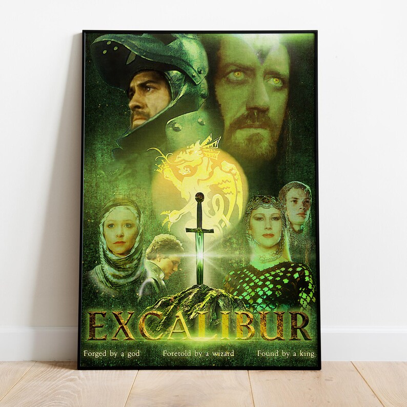 Excalibur Poster, Movie Print, Wall Art, Gift for Film Fans - Etsy