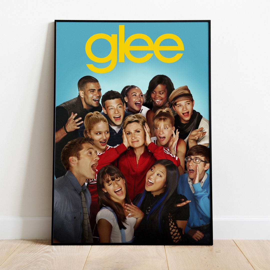 Glee Poster, Tv Series Print, Wall Art, Gift for Tv Show Fans - Etsy