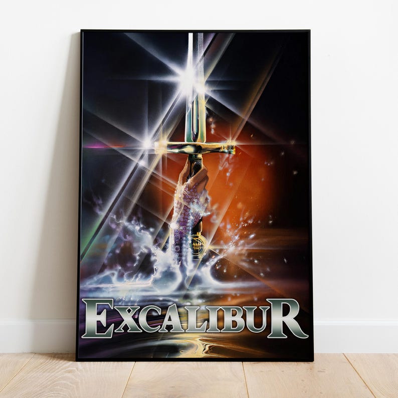 Excalibur Poster, Movie Print, Wall Art, Gift for Film Fans - Etsy