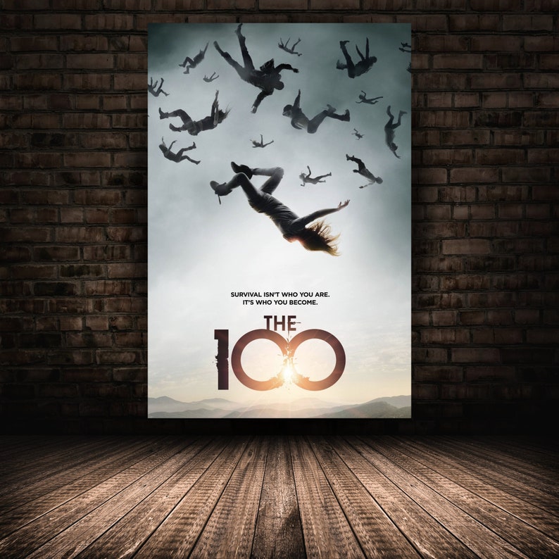 The 100 Poster Eliza Taylor-cotter Wall Art Rolled Fine Art - Etsy