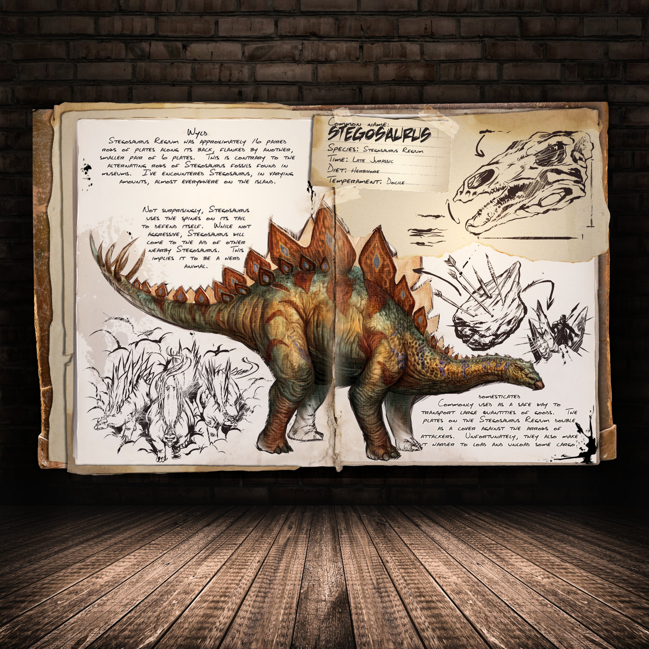 ARK Survival Evolved Poster, Dossiers Wall Art, Rolled Canvas Print ...