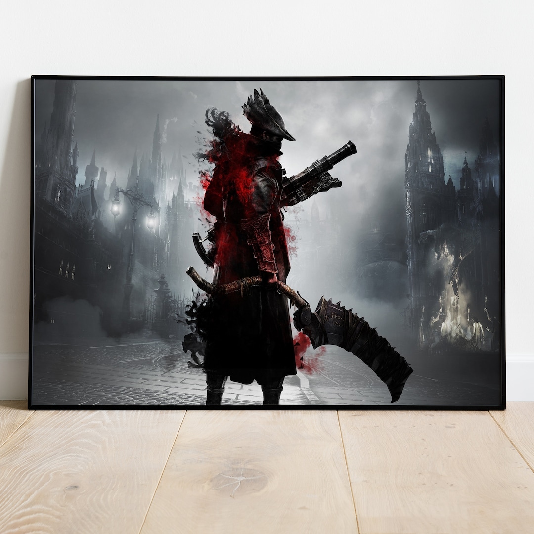 Bloodborne Poster, Game Print, Wall Art, Gift for Gamers #4 - Etsy UK