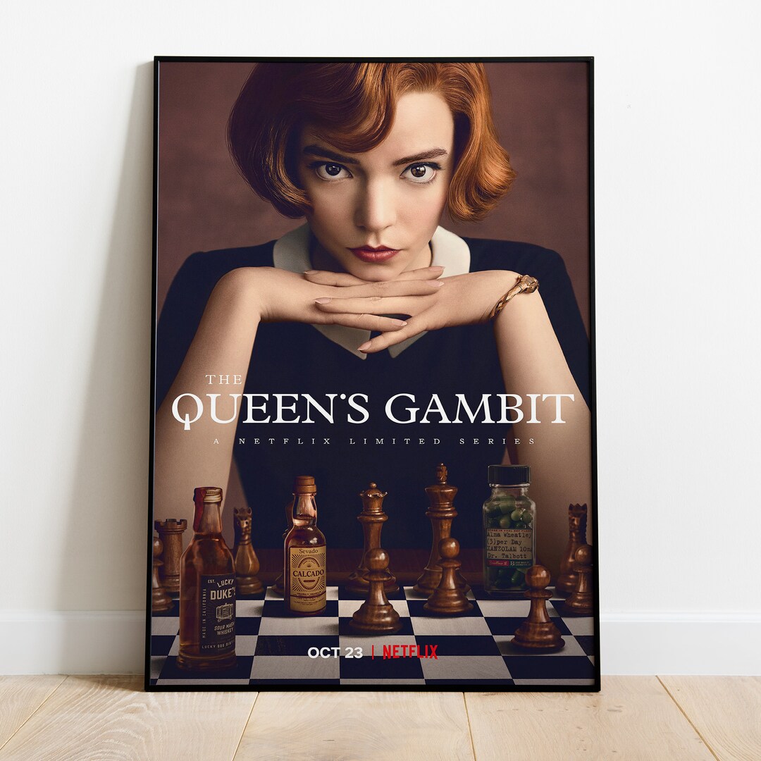 The Queen's Gambit Poster, Tv Series Print, Wall Art, Gift for Tv Show ...