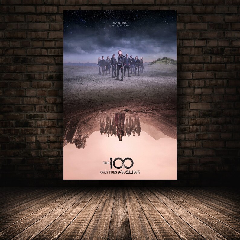 The 100 Poster Eliza Taylor-cotter Wall Art Rolled Fine Art - Etsy