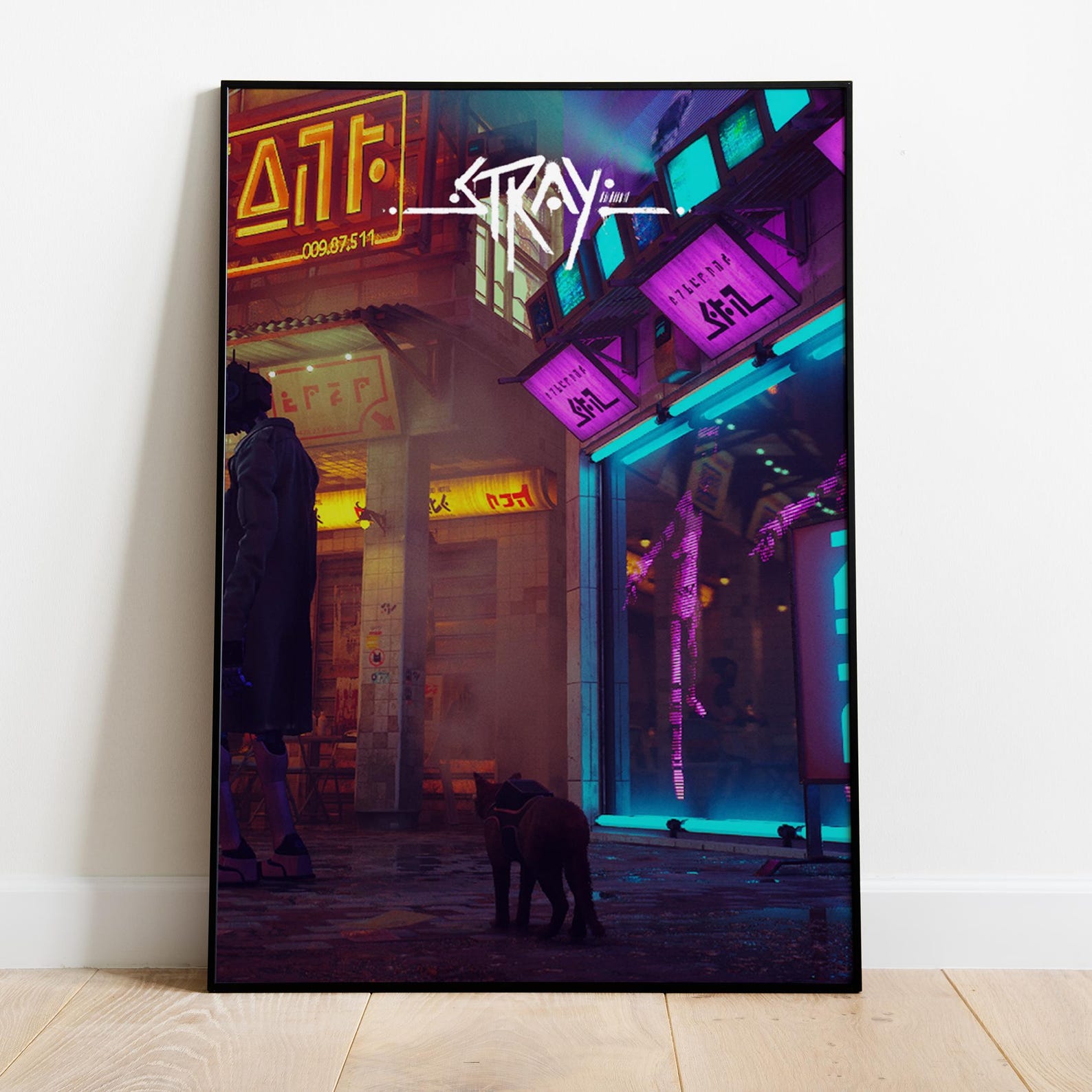 Stray Poster, Game Print, Wall Art, Gift for Gamers - Etsy