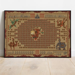 The Legend of Zelda Poster, Game Print, Wall Art, Gift for Gamers #5 - Etsy