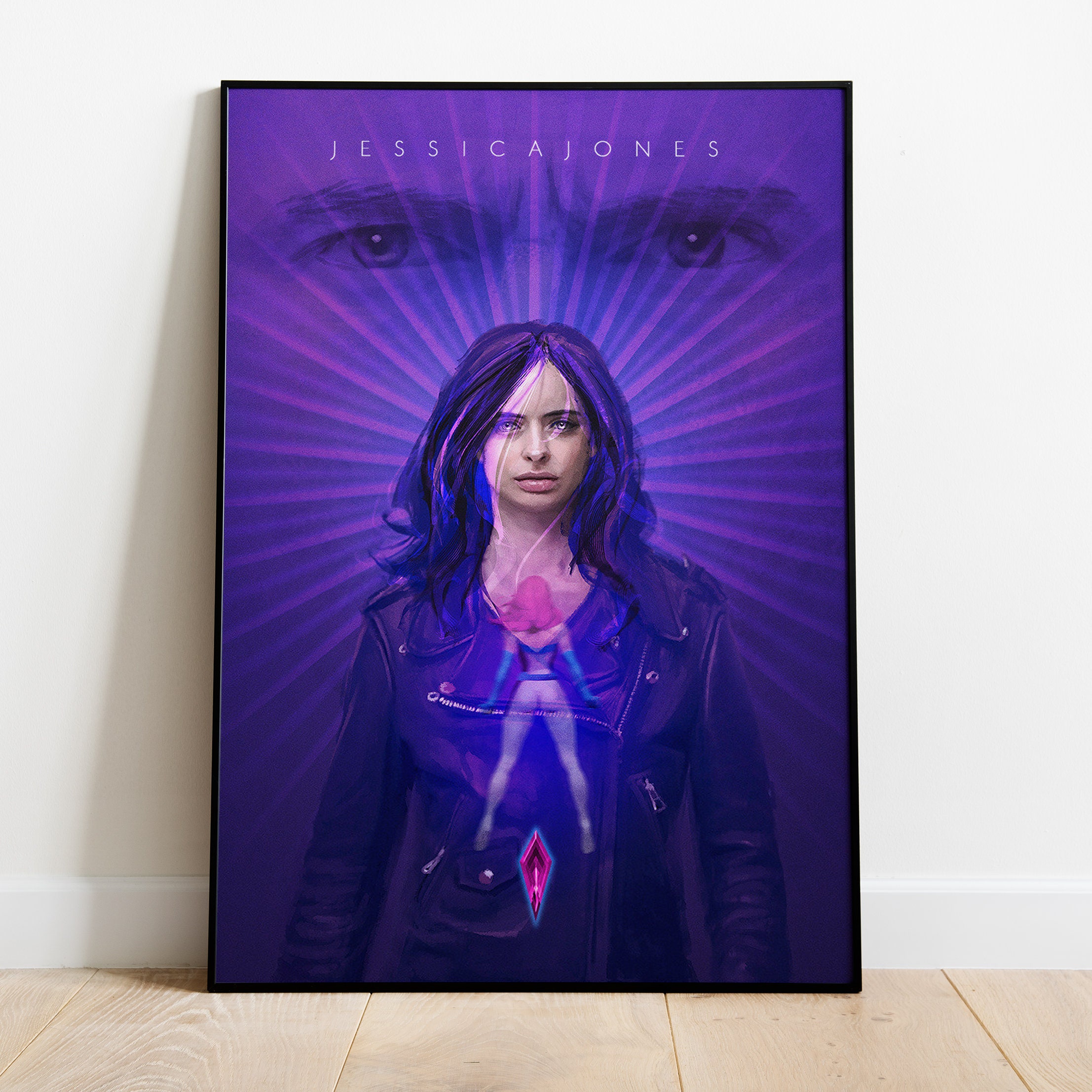 Jessica Jones Poster, Tv Series Print, Wall Art, Gift for Tv Show Fans ...