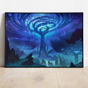 World of Warcraft Shadowlands Poster, Game Print, Wall Art, Gift for ...