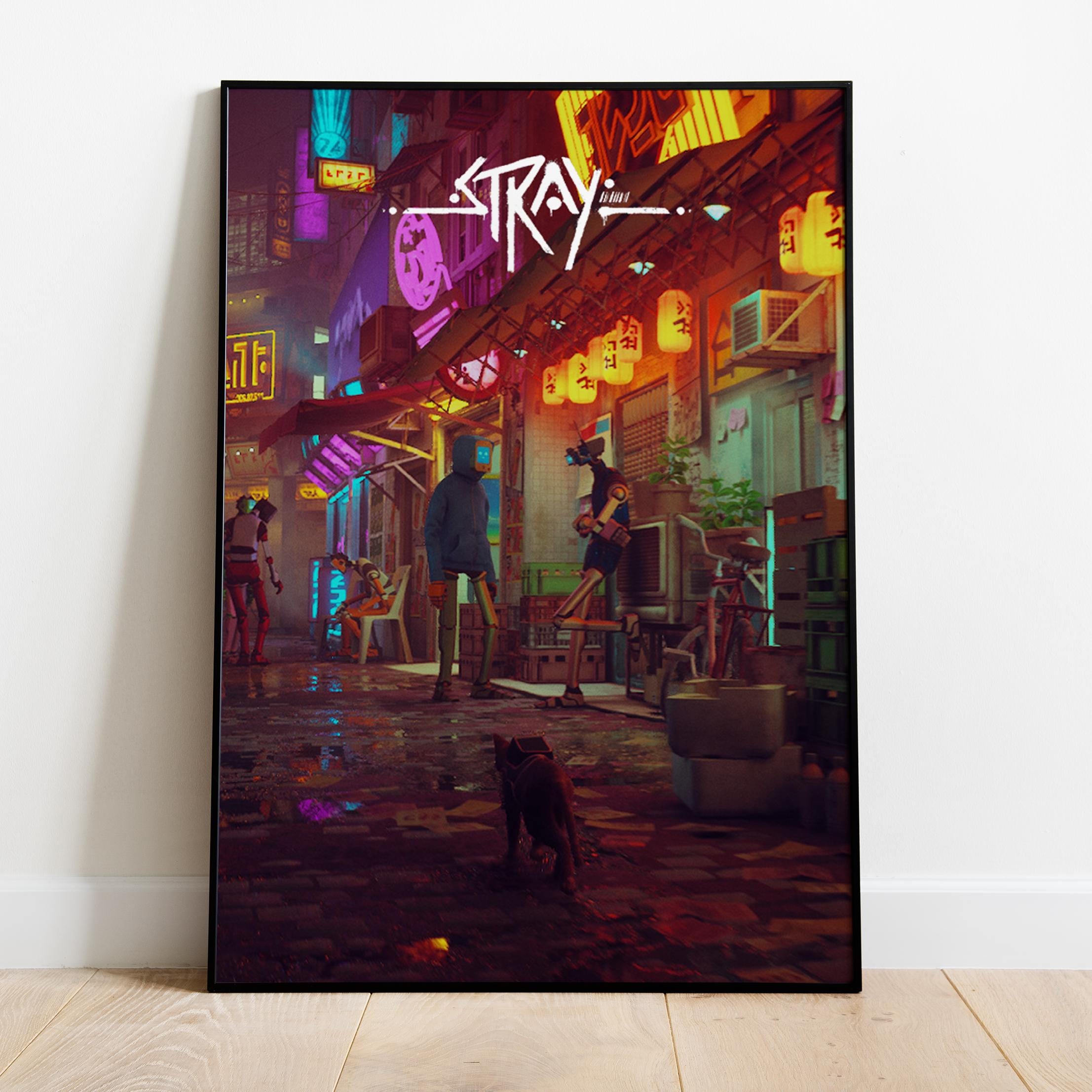 Stray Poster, Game Print, Wall Art, Gift for Gamers - Etsy