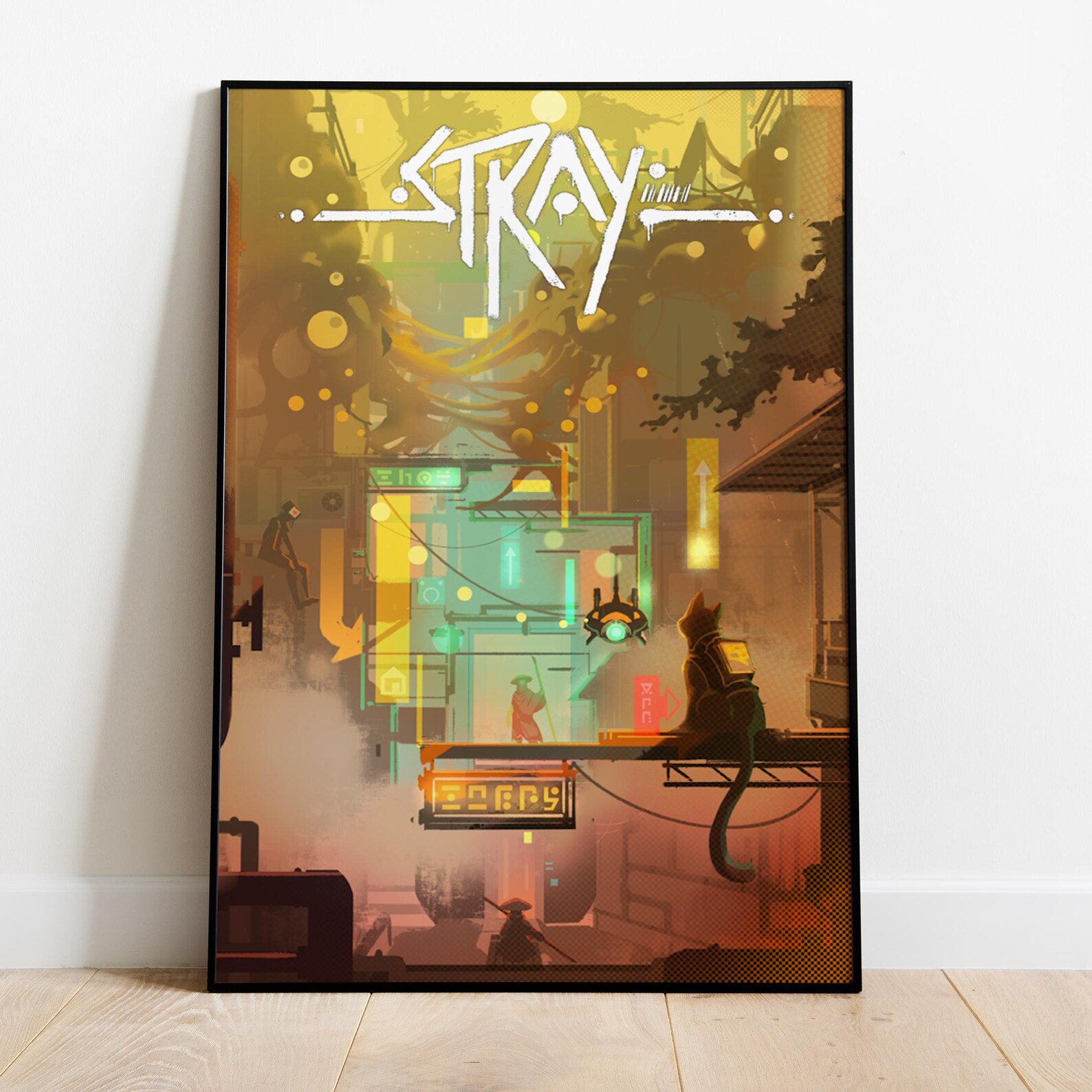Stray Poster, Game Print, Wall Art, Gift for Gamers - Etsy